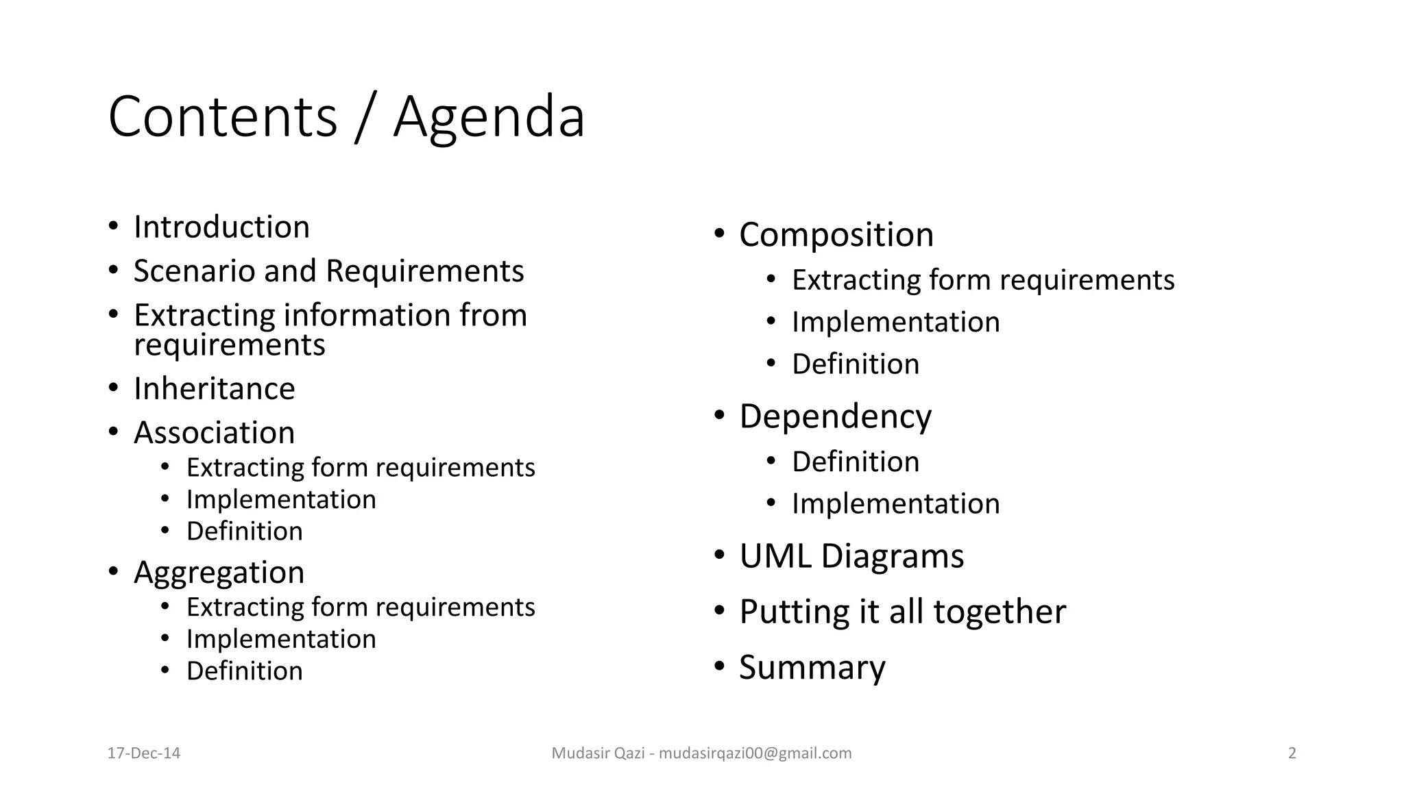 OOP - Understanding association, aggregation, composition and ... OOP - Understanding association, aggregation, composition and ...