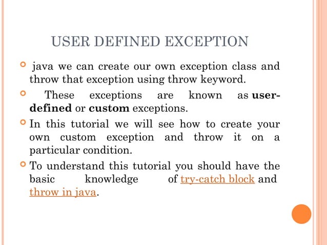 oop-unit-iii-ppt.pptexceptionhandlingobjectorientedprogramming | PPT