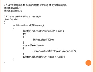 oop-unit-iv-ppt.ppt | Operating Systems | Computer Software and Applications