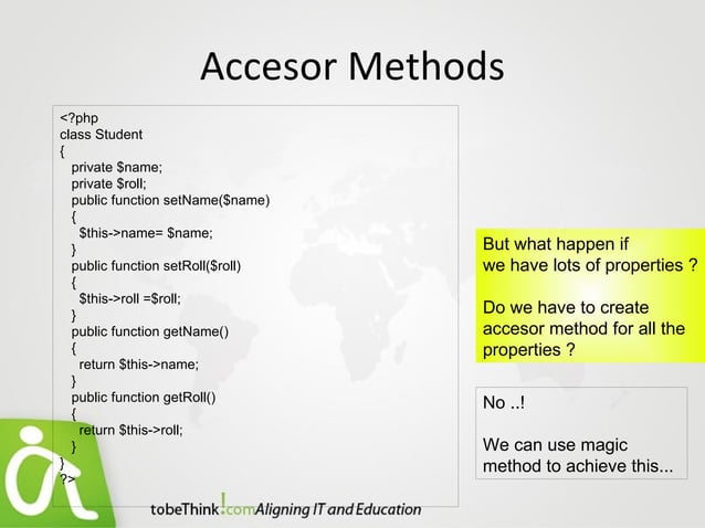 Object Oriented Programming With Php 5 2 Ppt