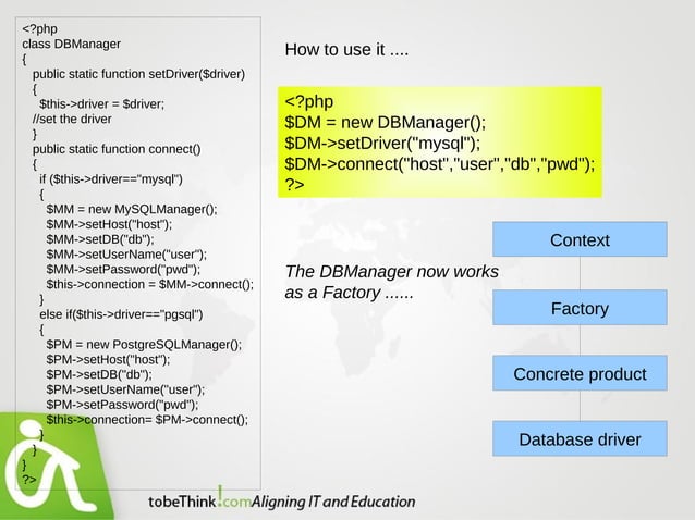 Design Patterns in PHP5 | PPT