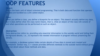 Oop basic overview | PDF