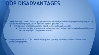 Oop basic overview | PDF