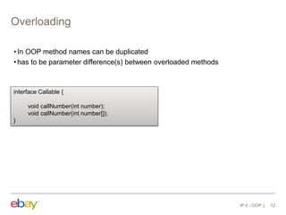 Oop basics | PPTX | Programming Languages | Computing