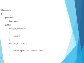 INHERITANCE-Oopc ppt-ta4 | PPTX | Programming Languages | Computing
