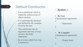 Constructors and Destructors | PPTX | Programming Languages | Computing