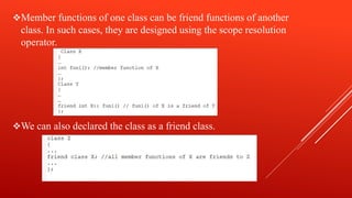 Friend function OOPC | PPTX