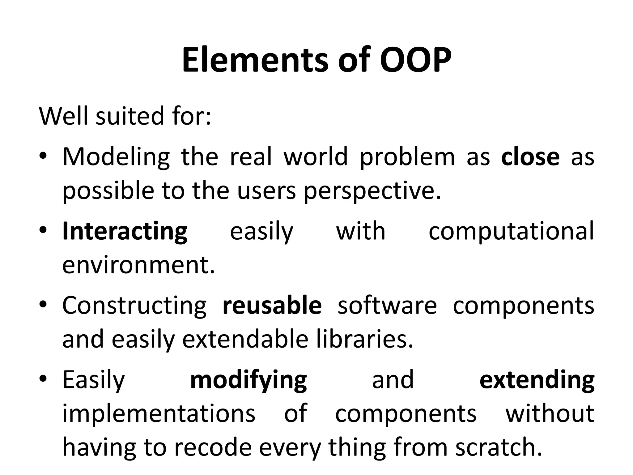 Oop C Class Final Ppt