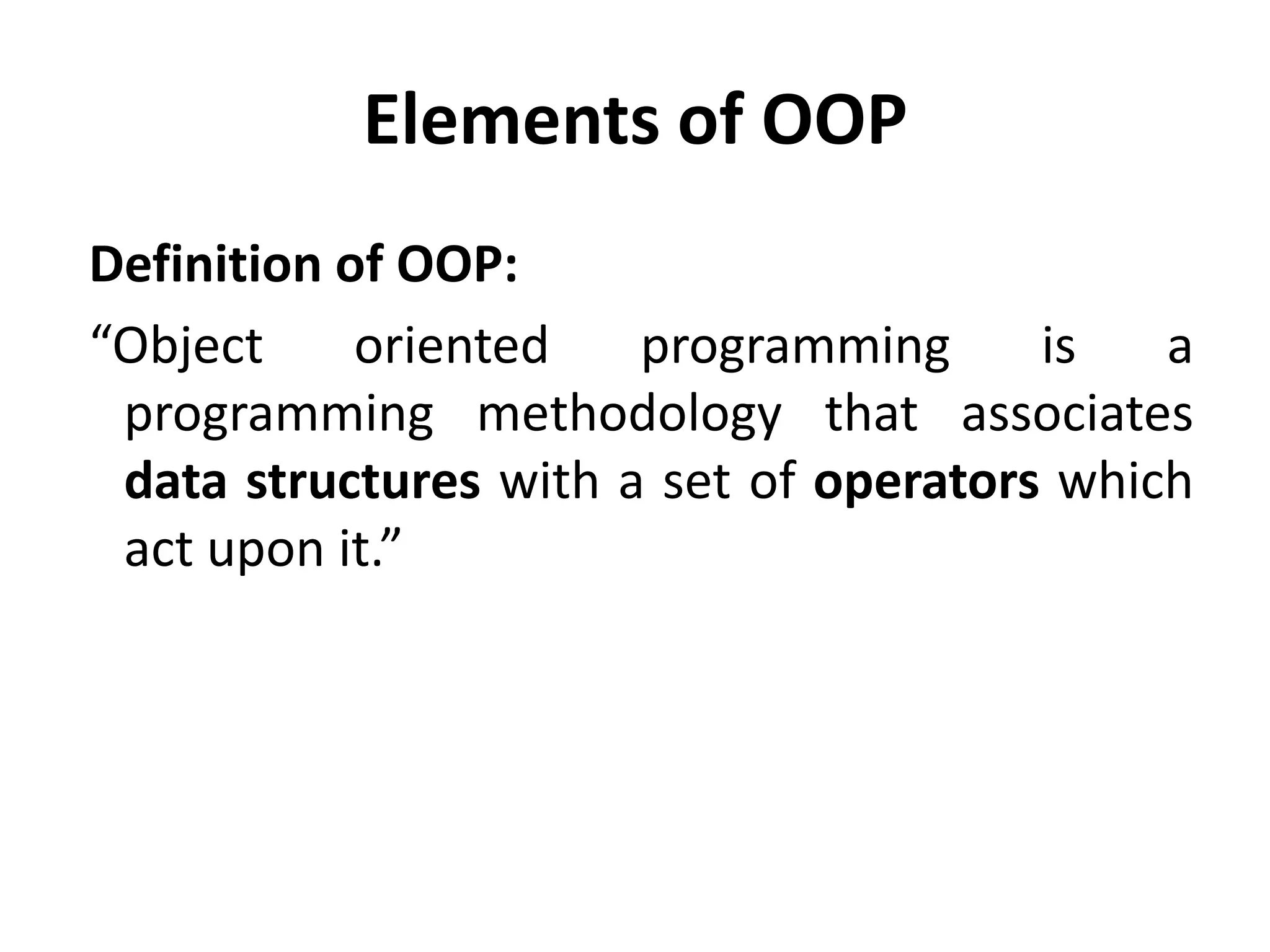 Oop c++class(final).ppt | Programming Languages | Computing
