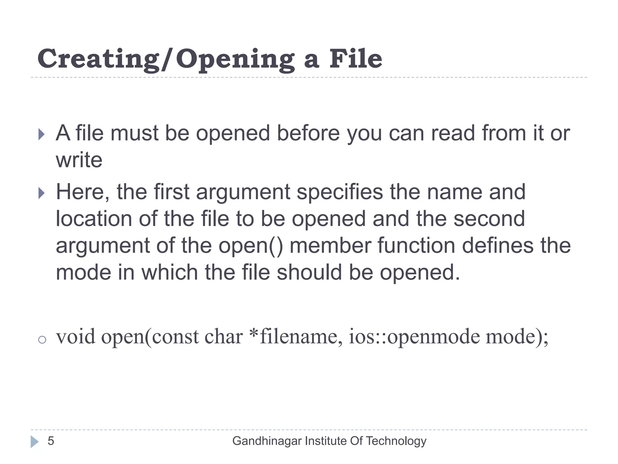 file management functions | PPTX