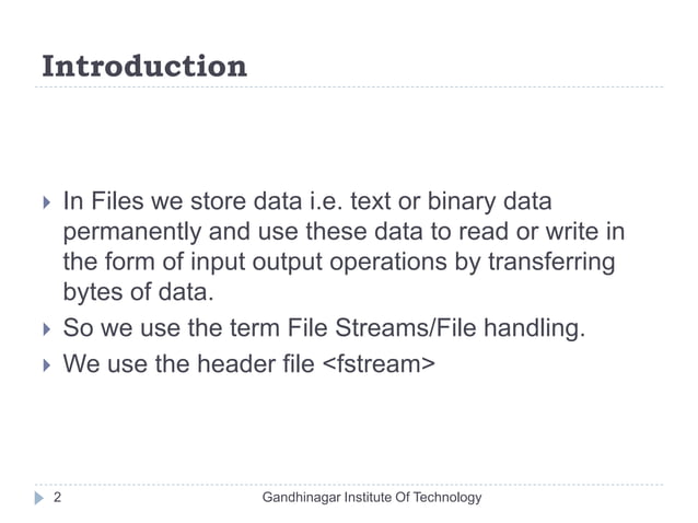 file management functions | PPTX