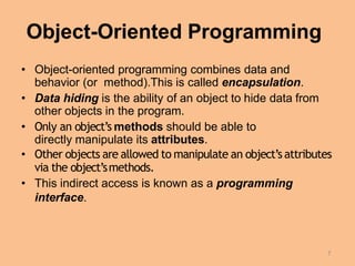 Oop chapter 1 procedural vs oop | PPTX | Programming Languages | Computing