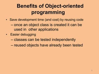 Oop chapter 1 procedural vs oop | PPTX | Programming Languages | Computing