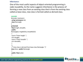Oop concept in c++ by MUhammed Thanveer Melayi | PPTX | Programming ...
