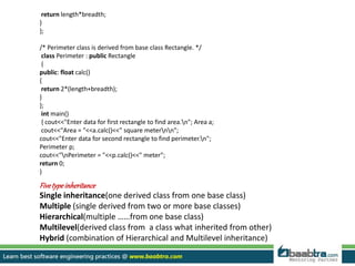 Oop concept in c++ by MUhammed Thanveer Melayi | PPTX | Programming ...