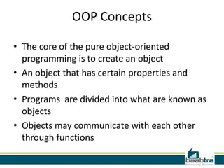 Oop concepts | PPTX