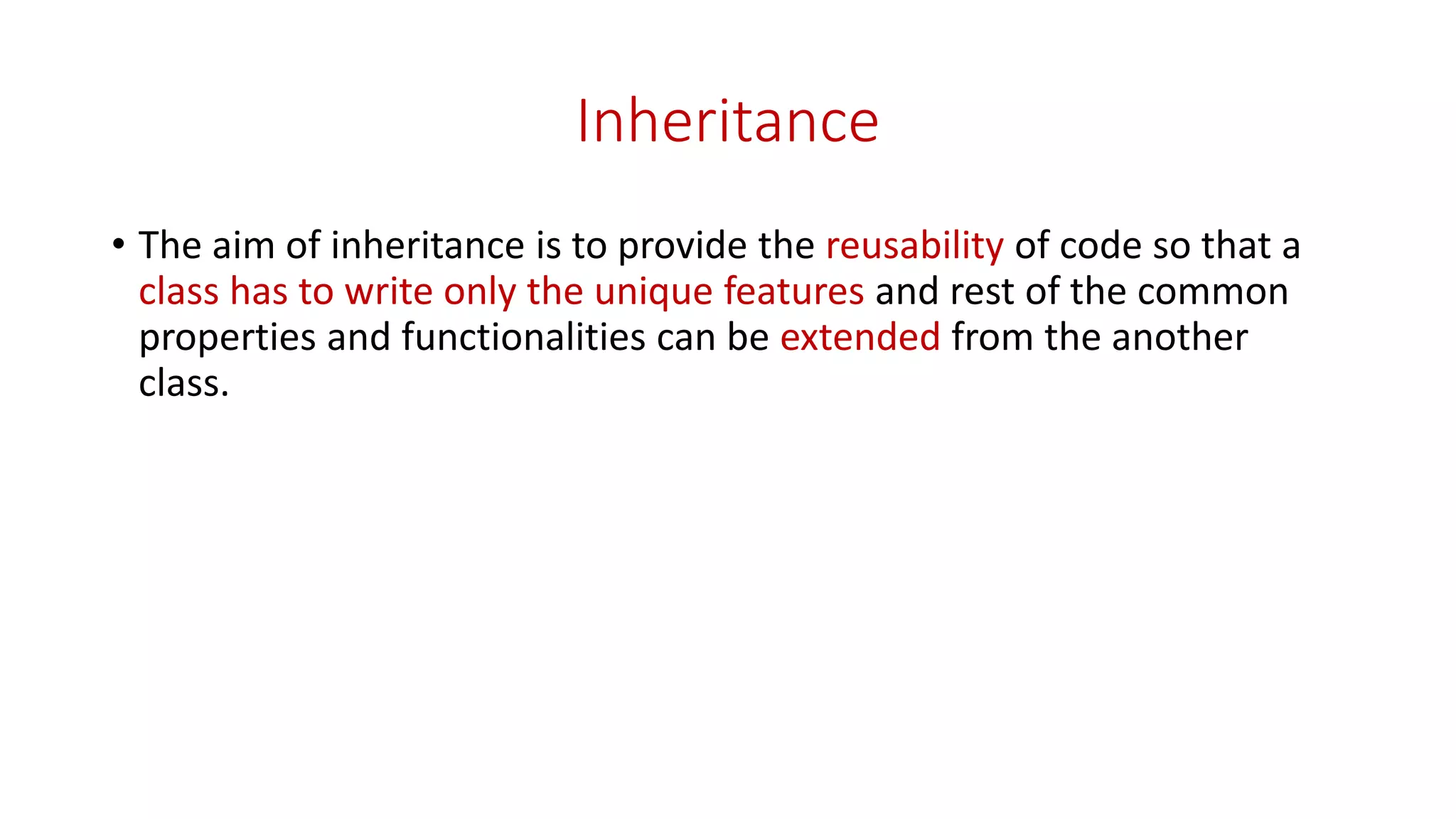 Introduction to OOP concepts | PPT