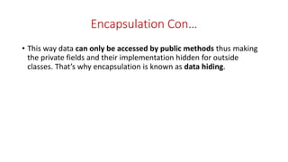 Introduction to OOP concepts | PPT