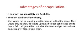 Introduction to OOP concepts | PPT