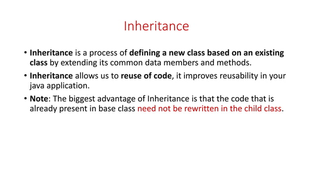 Introduction to OOP concepts | PPT