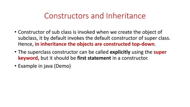 Introduction to OOP concepts | PPT