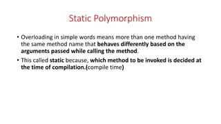 Introduction to OOP concepts | PPT