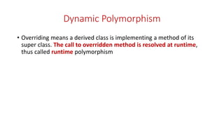 Introduction to OOP concepts | PPT