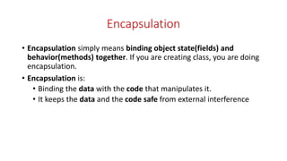 Introduction to OOP concepts | PPT