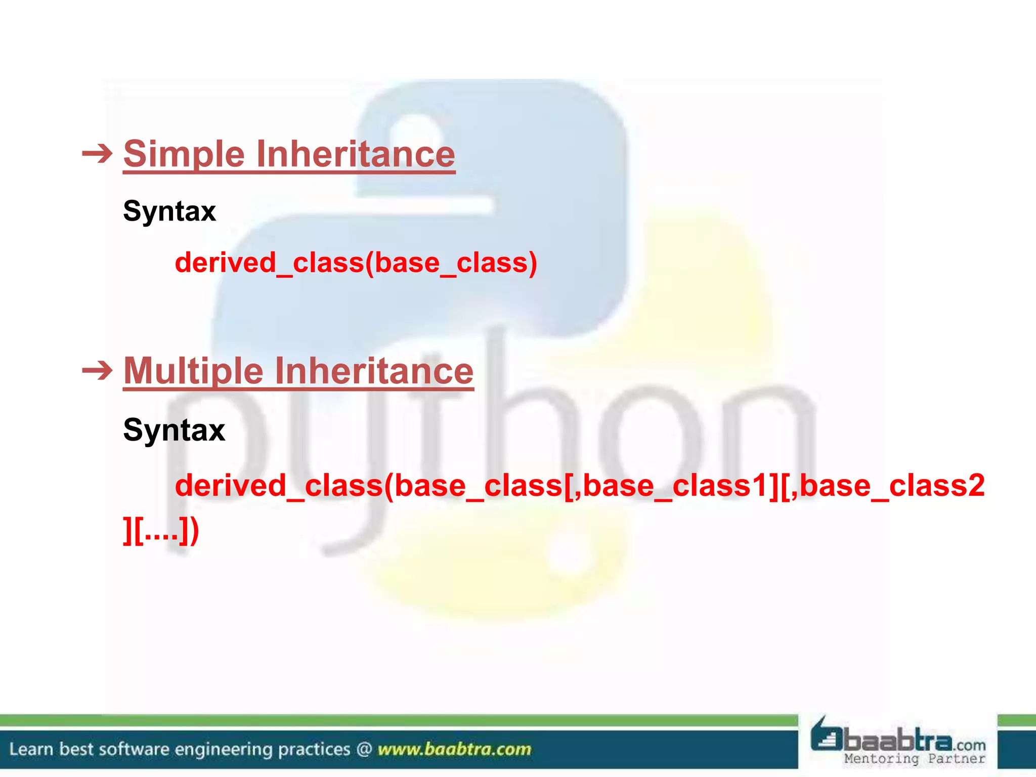 Oop Concepts In Python Pptx Programming Languages Computing 3619