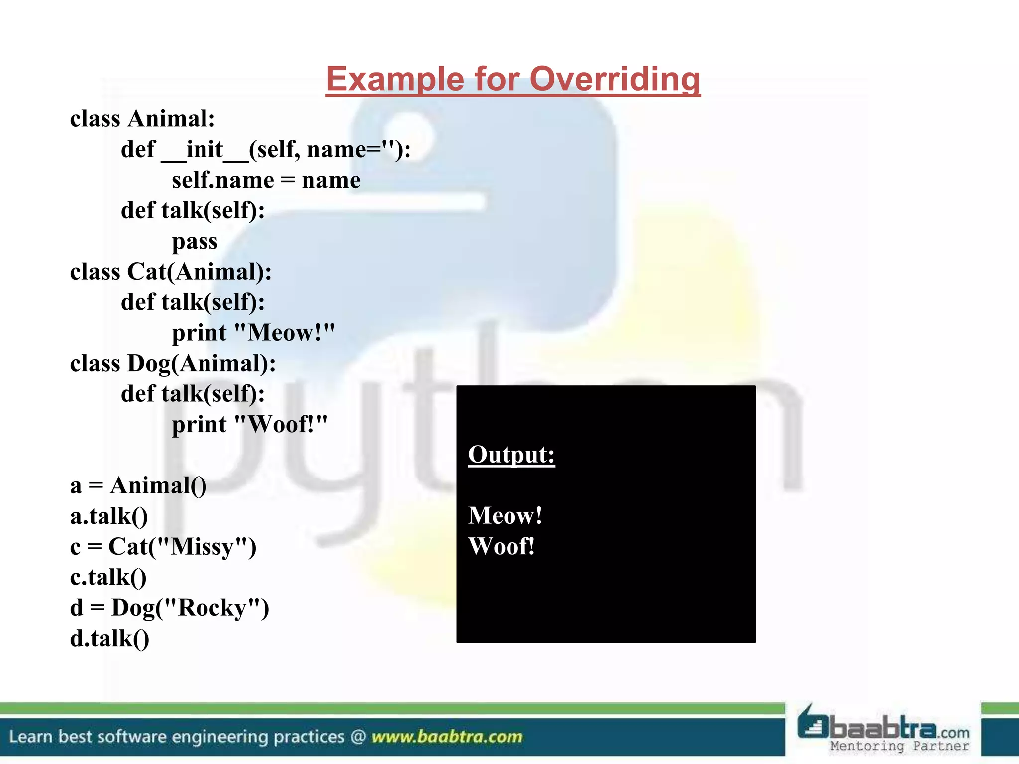Oop Concepts In Python Pptx Programming Languages Computing 1089