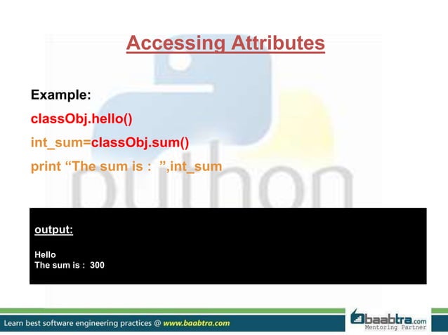 Oop concepts in python | PPTX | Programming Languages | Computing