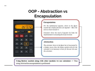OOp, core language & principles | PPTX