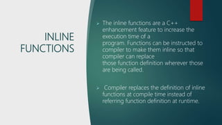 Inline functions | PPTX