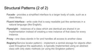 OOP design patterns | PPTX