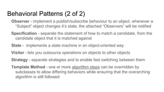 OOP design patterns | PPTX