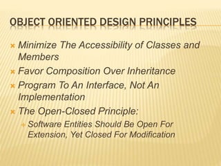 Oop design principles | PPT