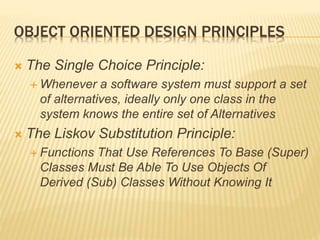 Oop design principles | PPT