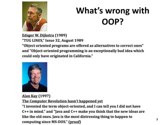 OOP History and Core Concepts | PPTX