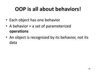 OOP History and Core Concepts | PPTX