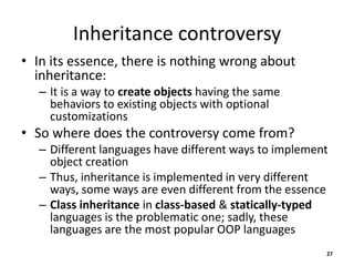 OOP History and Core Concepts | PPTX