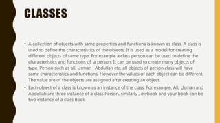 Concept of Object-Oriented in C++ | PPTX