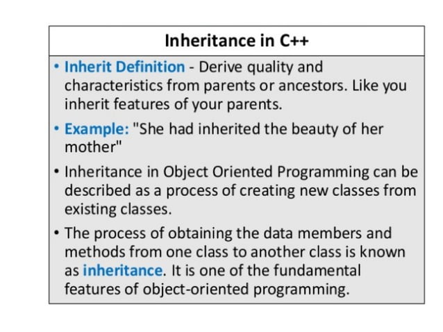 OOP Inheritance in detail with types and examples by komal rokade.pptx
