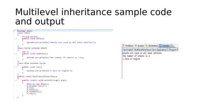 Oops Inheritanceandinterface Ppt