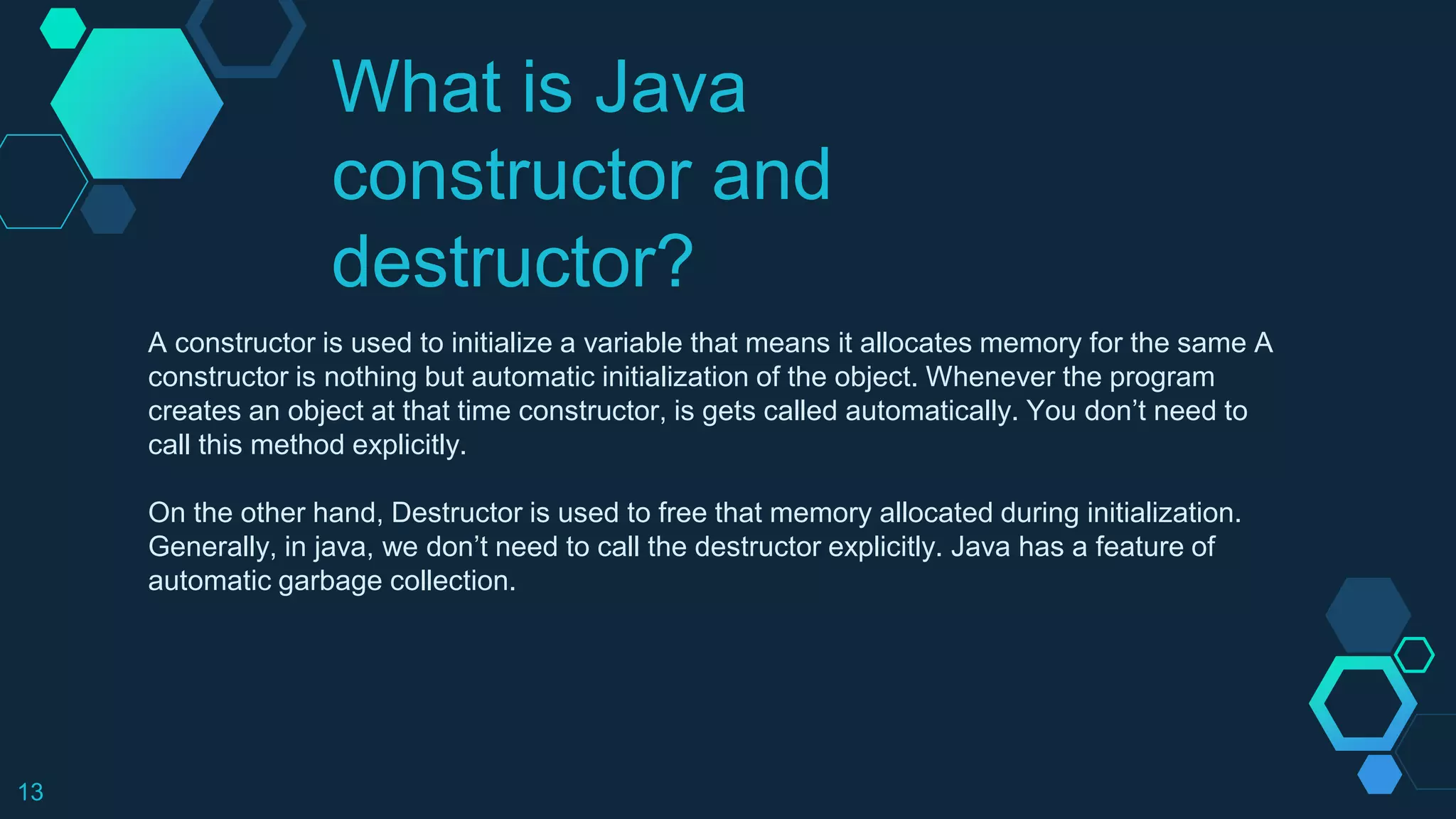 Oop In Java Presentation Pptx