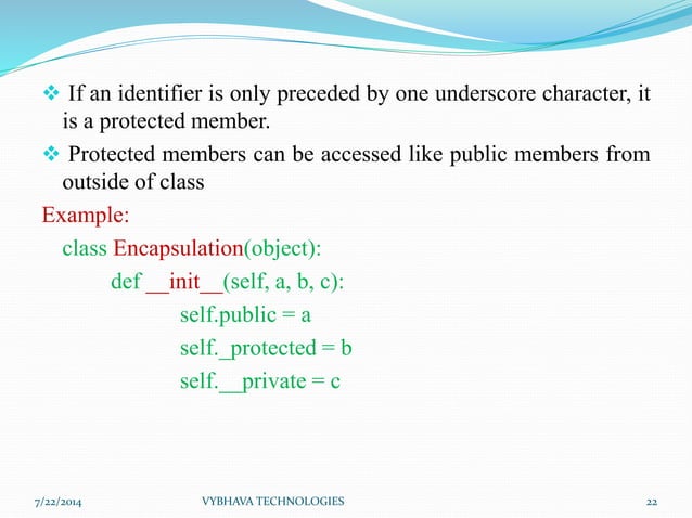 Object Oriented Programming in Python | PPTX | Programming Languages | Computing