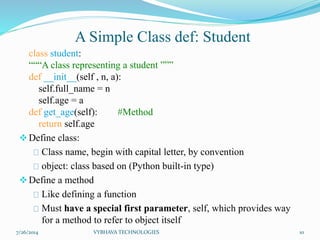 Basics of Object Oriented Programming in Python | PPTX