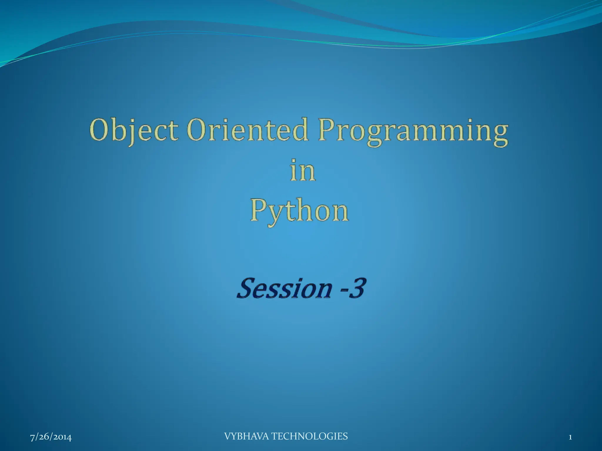 OOP in Python, a beginners guide.......... | PDF OOP in Python, a beginners guide.......... | PDF