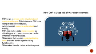 Object-Oriented Programming in Real world Applications | PPTX