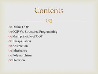 object orented programing in java for the | PDF