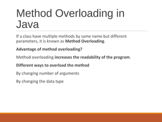 Oop java | PPT